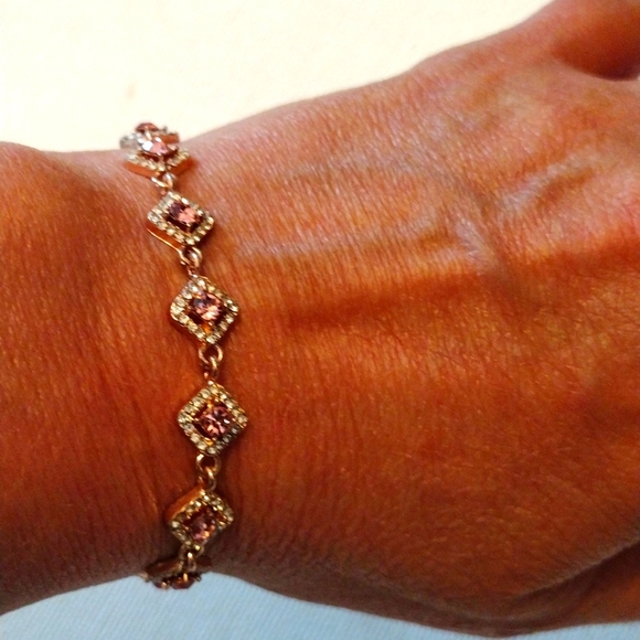 Charming Charlie | Jewelry | Charming Charlie Tennis Bracelet | Poshmark